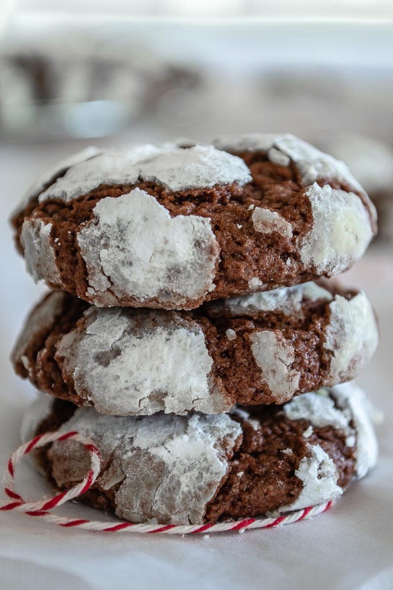 Galletas Craqueladas de Chocolate – Chocolate Crinkle Cookies | Mi Vida ...
