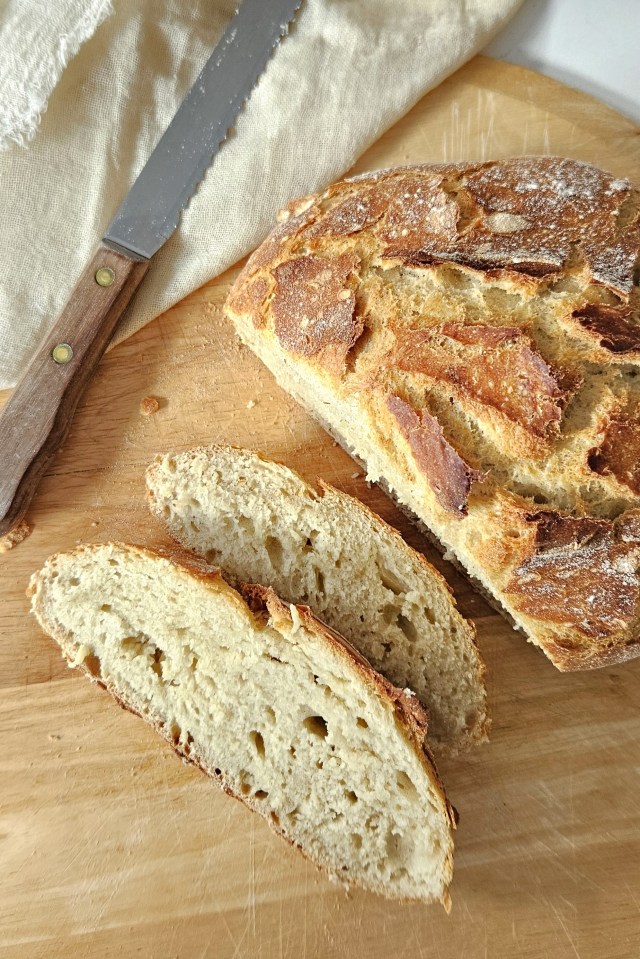 Pan tipo Artesano con Tres Ingredientes | Mi Vida en un Dulce